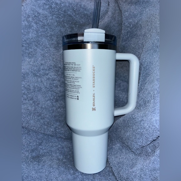 Stanley | Dining | Starbucks Stanley Spring Blue 4oz Tumbler | Poshmark